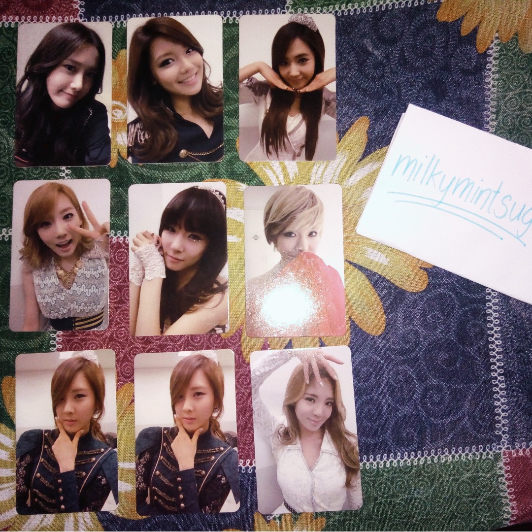 [RARE] GIRLS' GENERATION OFFICIAL PHOTOCARDS, Hobbies & Toys ...