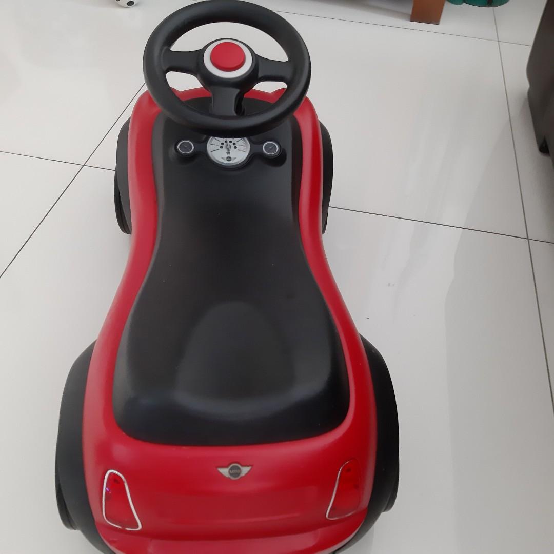 Red Mini child ride on car on Carousell
