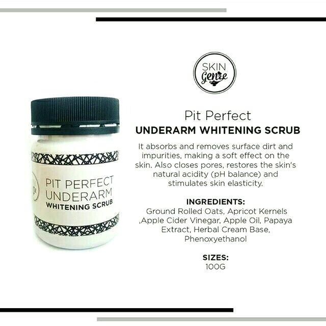 SKIN GENIE Pit Perfect Underarm Whitening Scrub, Beauty & Personal Care ...