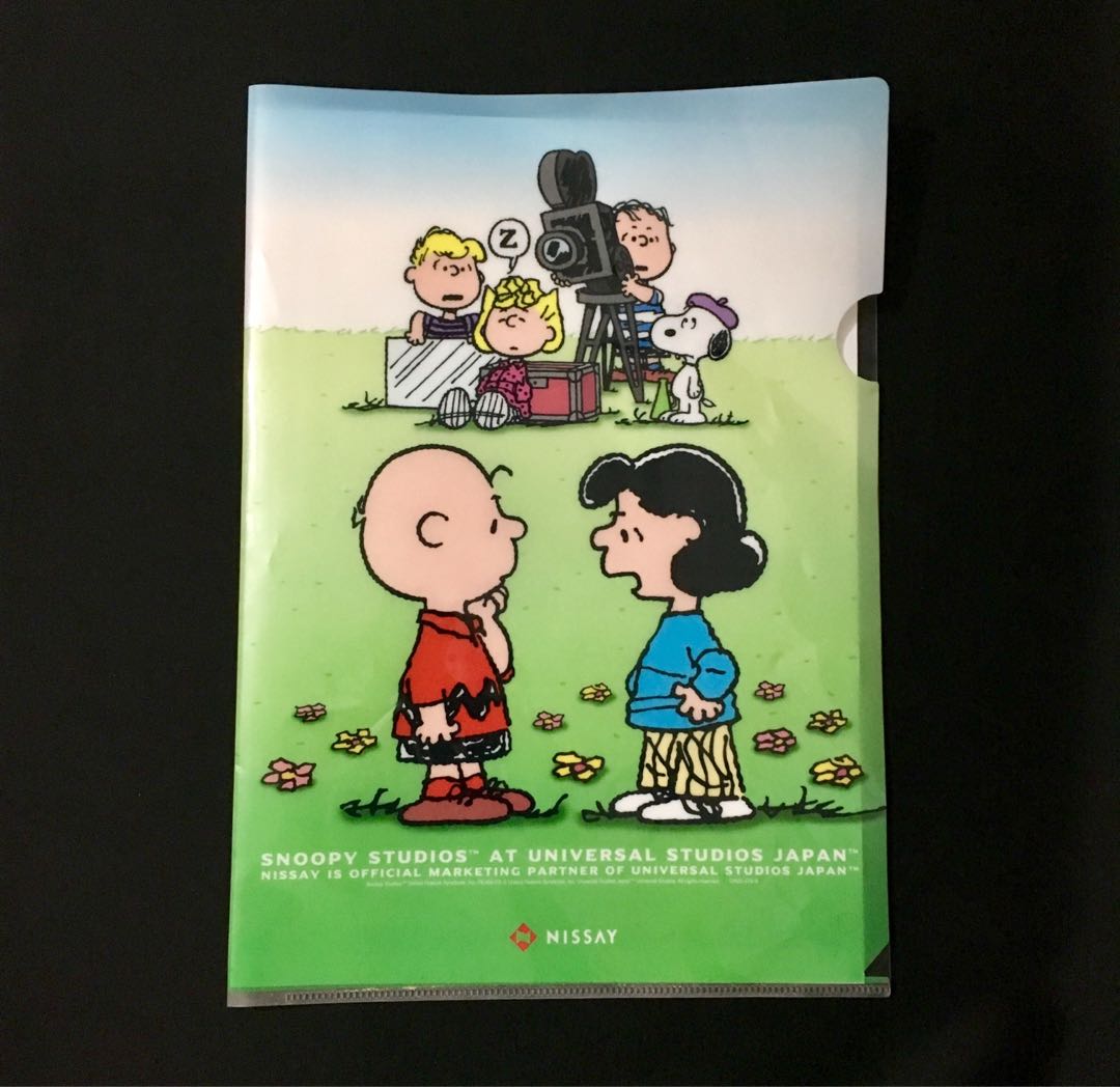 Snoopy and His Friends plastic folder, Hobbies & Toys, Toys & Games on ...