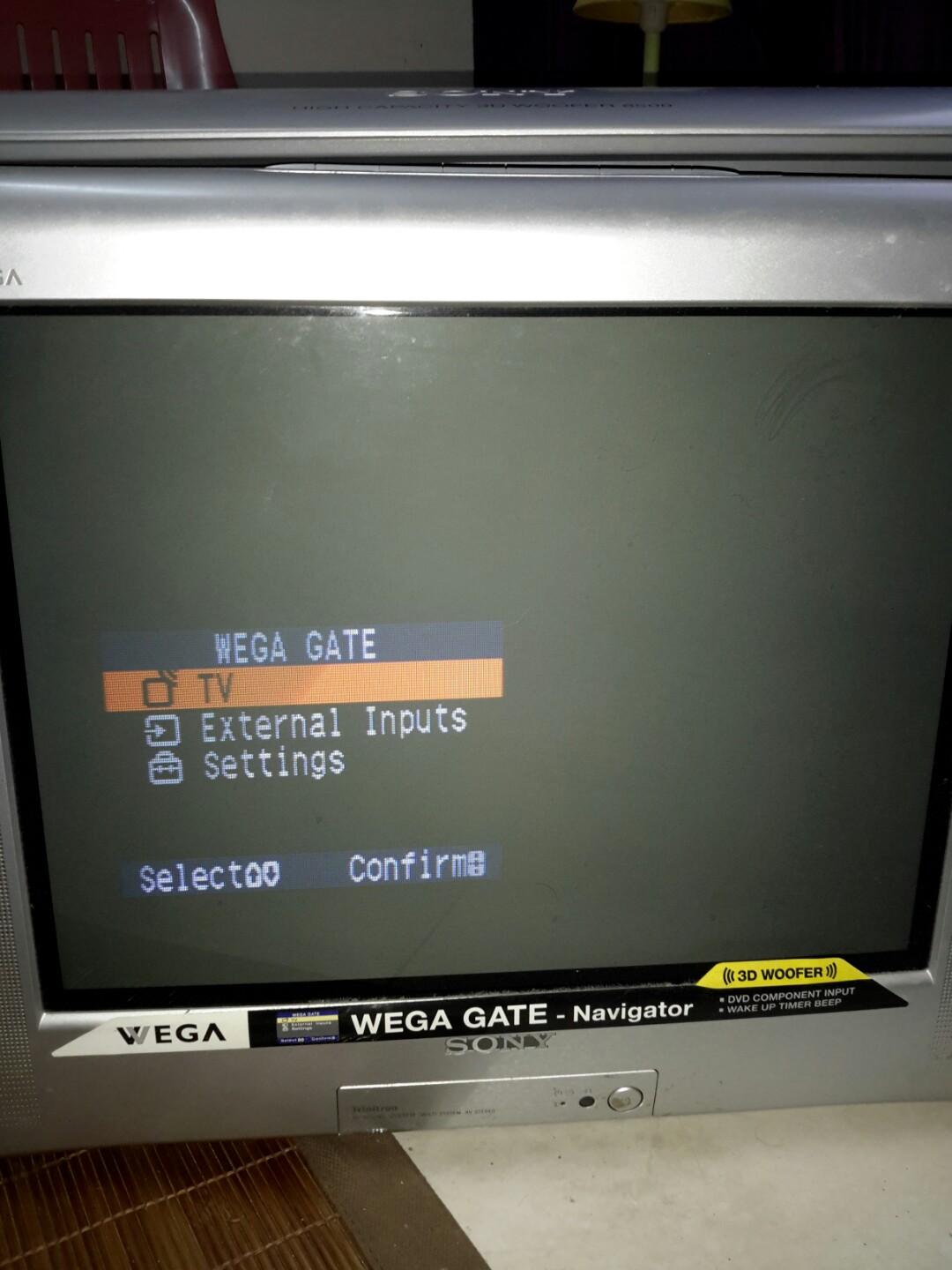 Sony Wega CRT Flat screen 21 inch, TV & Home Appliances, TV ...