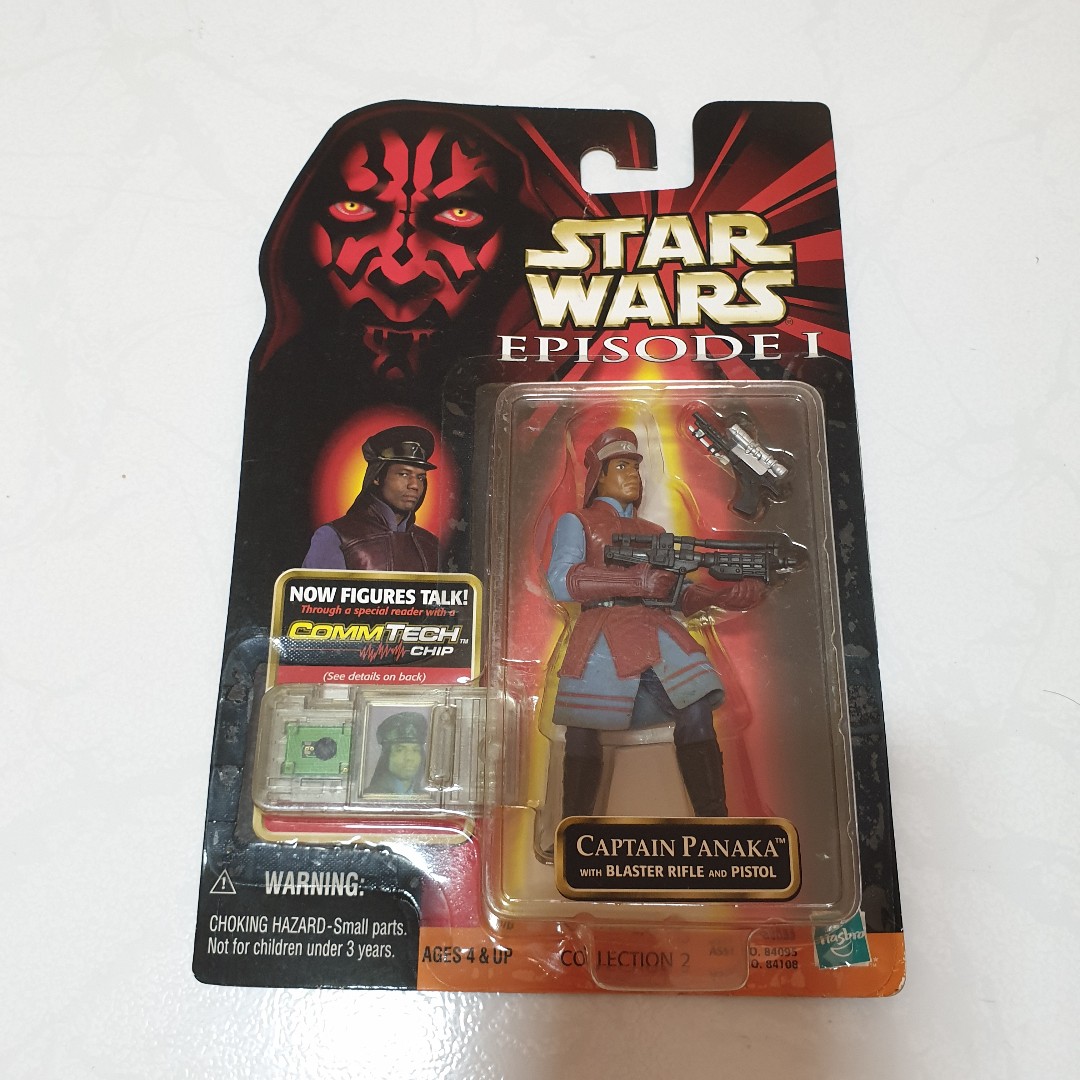 Star Wars Episode 1: Captain Panaka with Blaster Rifle and Pistol ...