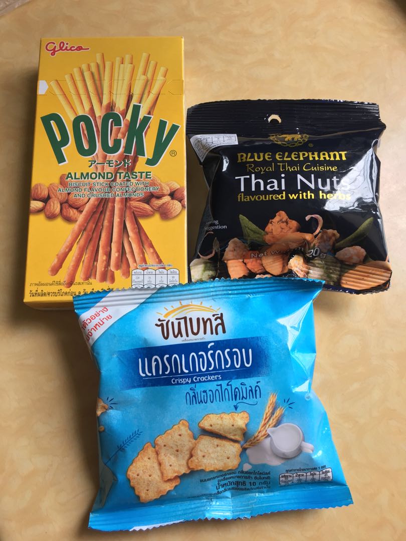 Thailand blue elephant nuts, Pocky and biscuits, 嘢食 & 嘢飲, 冰凍食物 - Carousell