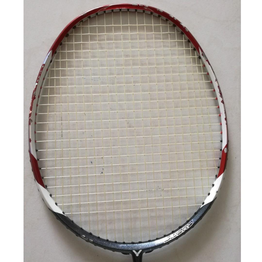 Victor Brave Sword 11 Genuine Badminton Racquet, Sports Equipment ...