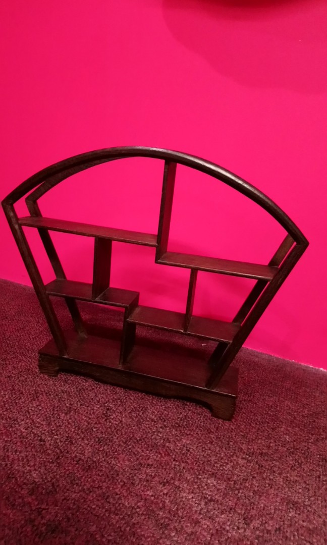 Wooden Display Rack, Furniture & Home Living, Furniture, Shelves ...