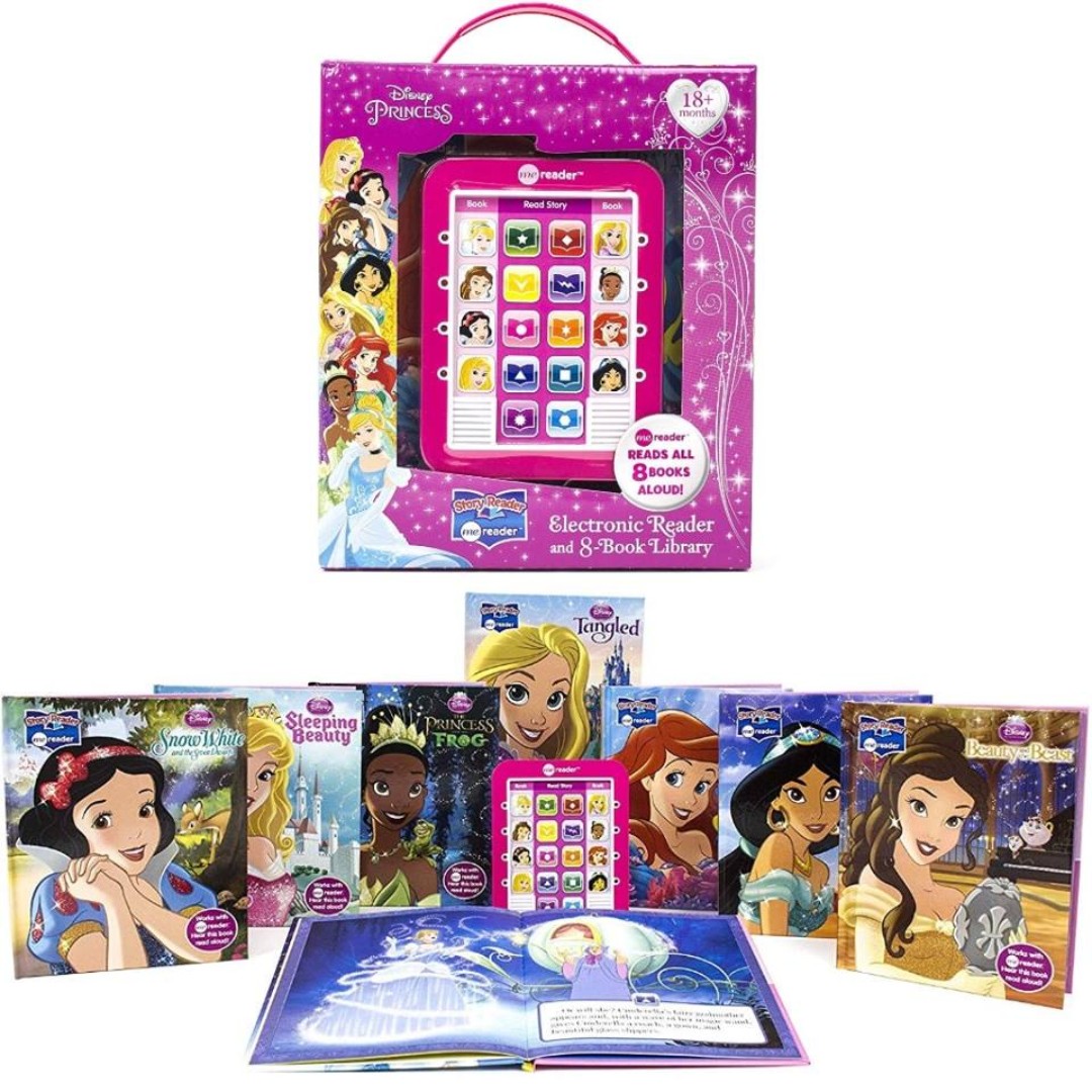BNIB: Disney Princess Me Reader Electronic Reader and 8-Book Library ...