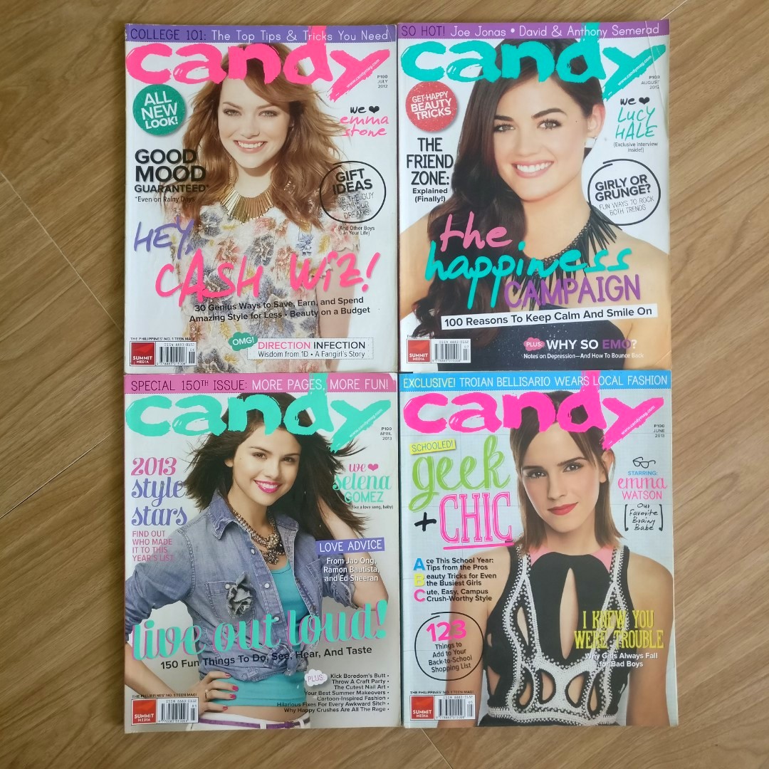 Candy Magazines Set (2012-13), Hobbies & Toys, Books & Magazines ...