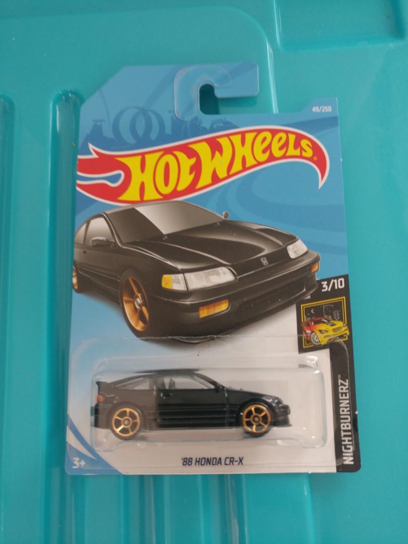 [暑假減價優惠][可散買]全新風火輪黑色本田crx 超跑 black color honda racing car crx, 興趣及遊戲 ...