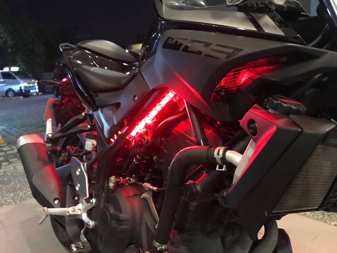 (DONE ON ANOTHER MT03) Multi-coloured LED Strip light (w installation ...