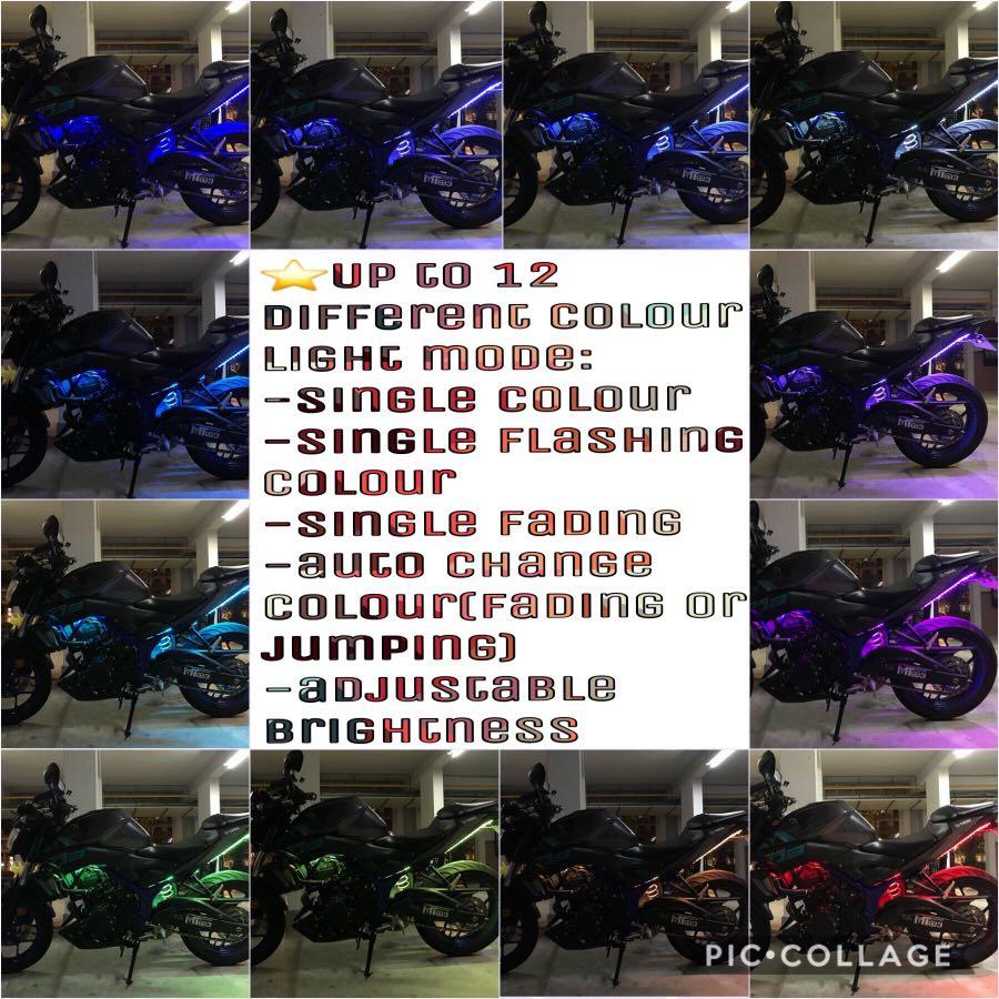 (DONE ON ANOTHER MT03) Multi-coloured LED Strip light (w installation ...