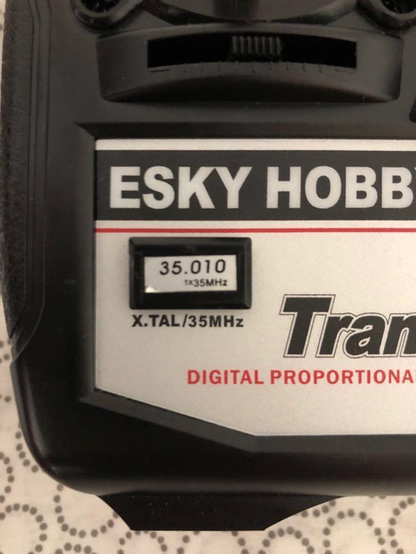 Esky 6ch helicopter ppm transmitter with receiver. 35mhz, Hobbies ...