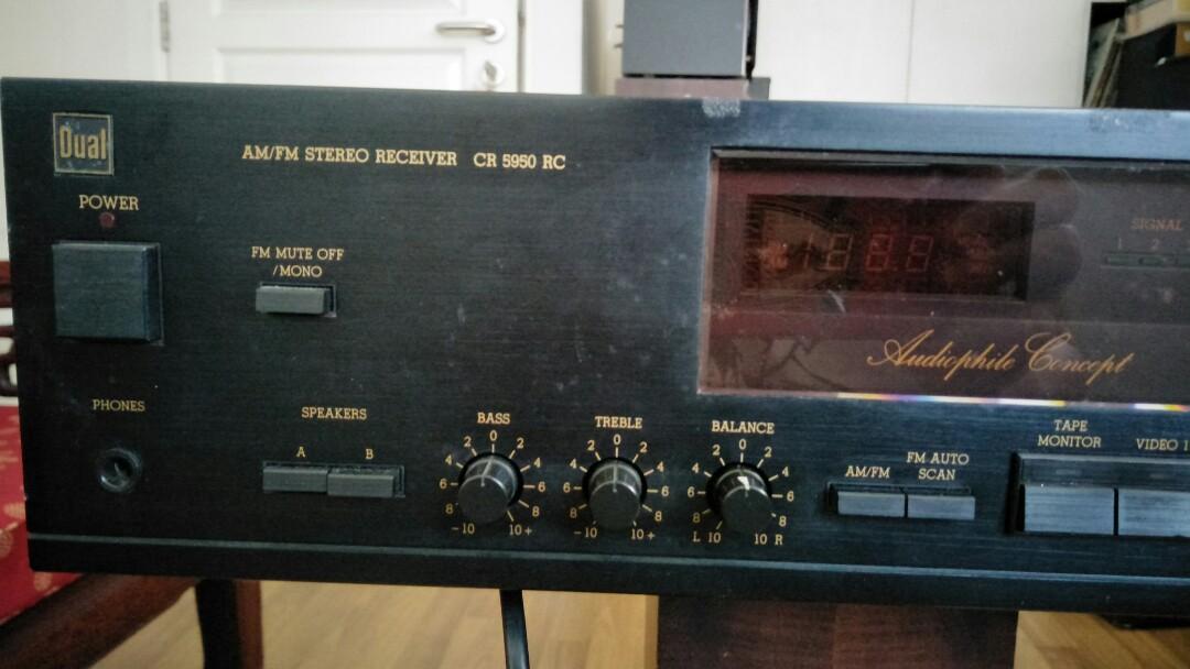 German DUAL integrated receiver, Audio, Other Audio Equipment on Carousell