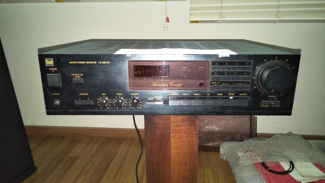 German DUAL integrated receiver, Audio, Other Audio Equipment on Carousell