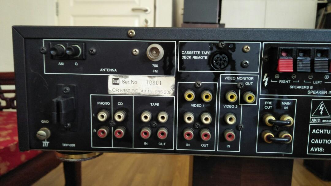 German DUAL integrated receiver, Audio, Other Audio Equipment on Carousell