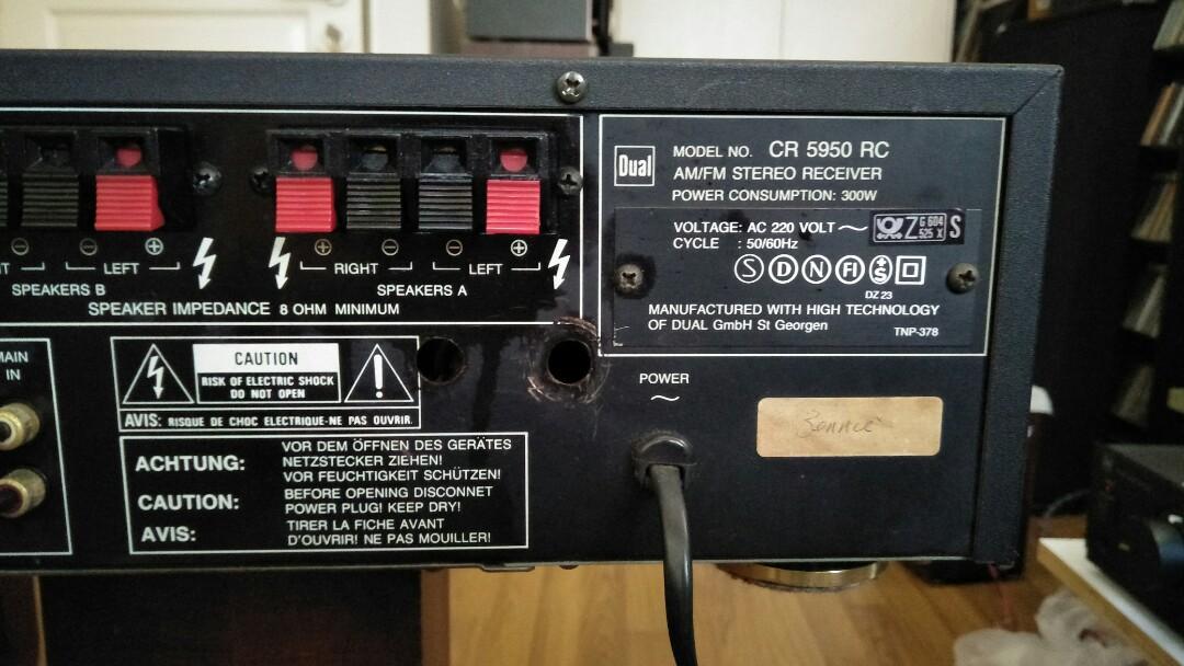 German DUAL integrated receiver, Audio, Other Audio Equipment on Carousell