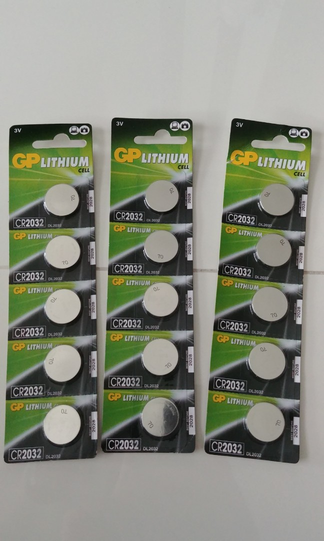 GP Lithium Cell CR2032, Mobile Phones & Gadgets, Mobile & Gadget ...