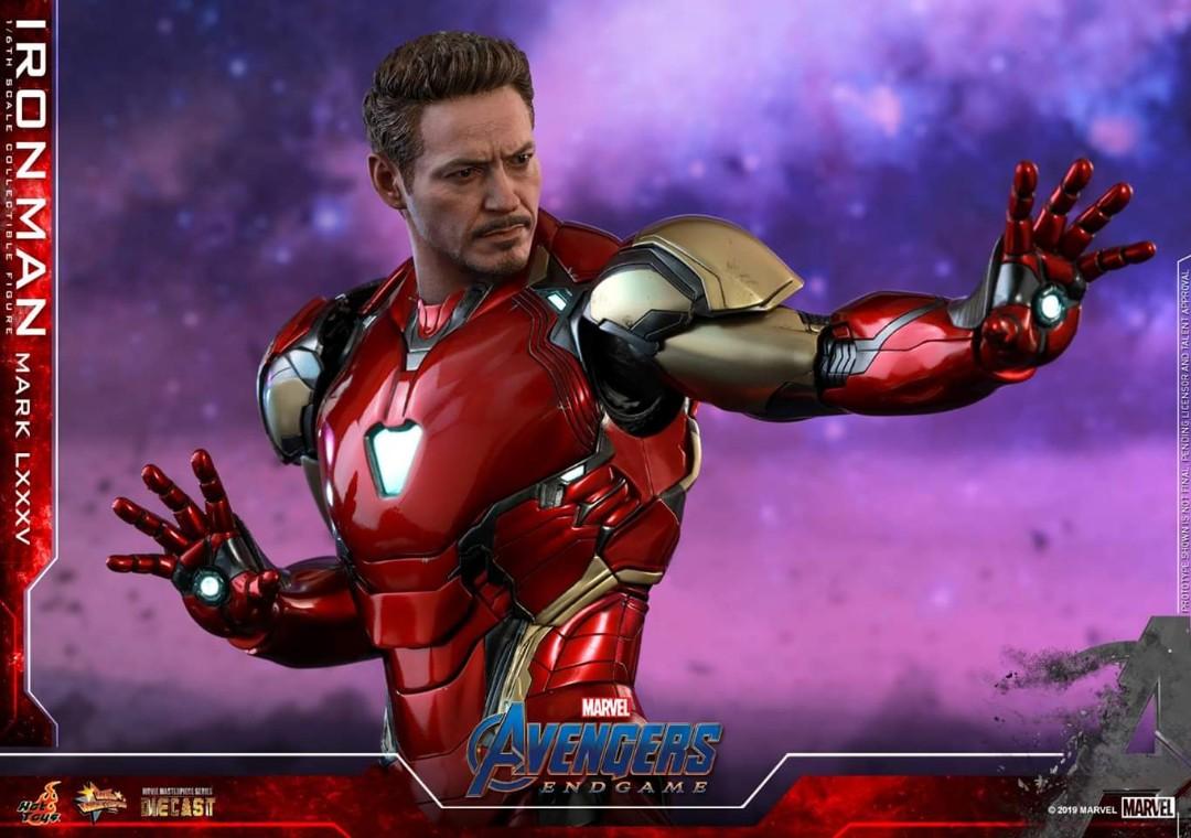 Hot Toys Mark 85 Avengers Endgame Diecast 1/6 scale, Hobbies & Toys ...
