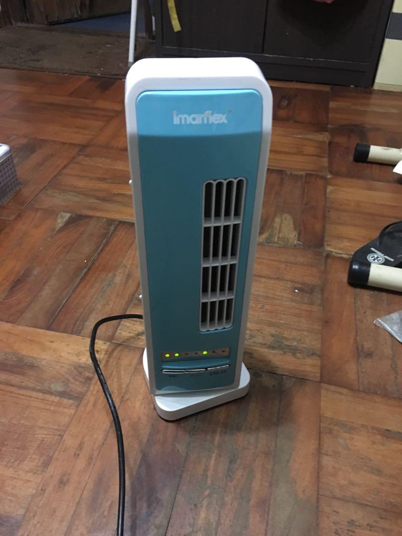 Imarflex mini tower fan 二手已清洗內外一切正常啲制有花西貢區, 家庭電器, 冷氣機及暖風機 - Carousell