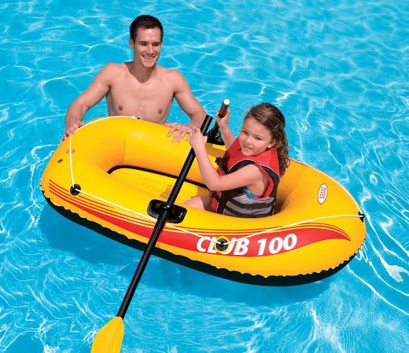 Intex Boat | Club 100, Sports Equipment, Sports & Games, Water Sports ...