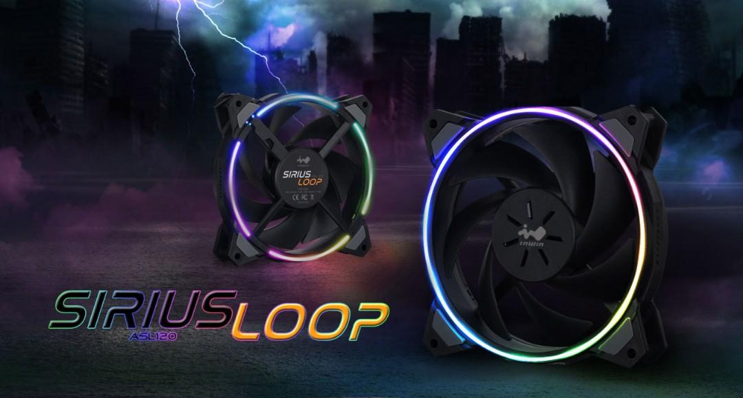 INWIN SIRIUS LOOP ARGB 120mm FAN TRIPLE PACK 12CM COOLING FAN FULLY ...