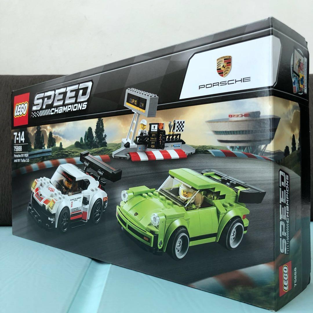 LEGO Speed Champions 75888: Porsche 911 RSR and 911 Turbo 3.0, Hobbies ...