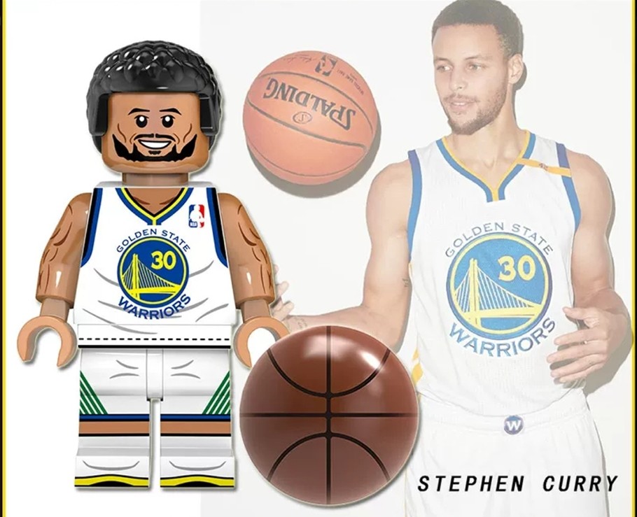 NBA Stephen Curry Warriors minifigure, Babies & Kids, Toys & Walkers on ...