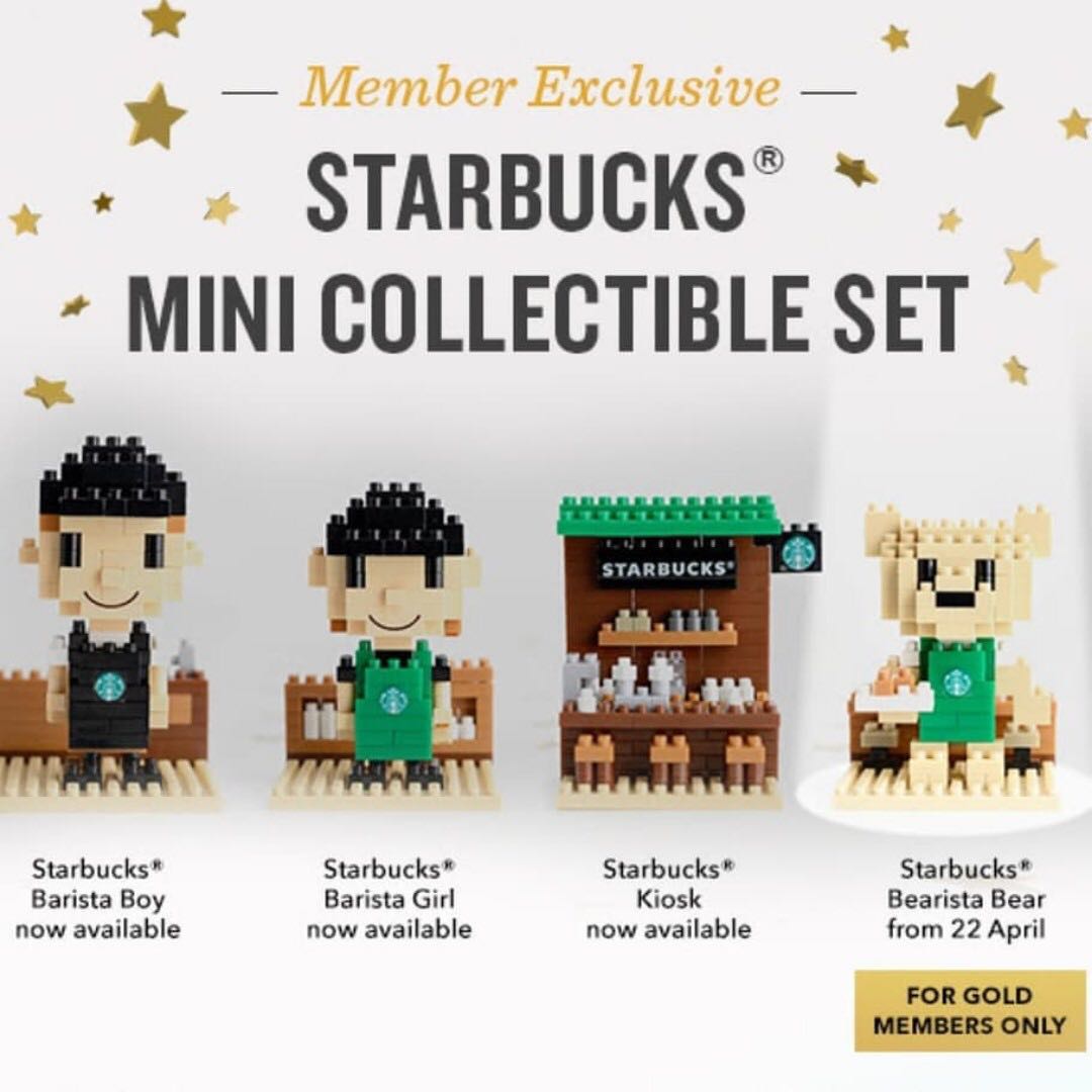ORIGINAL! Starbucks Miniblocks Set, Hobbies & Toys, Toys & Games on ...