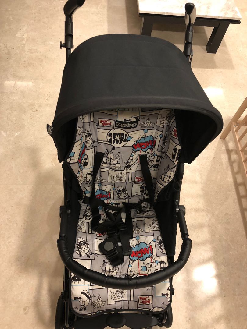 Peg perego piko mini comic strip stroller, Babies & Kids, Going Out ...