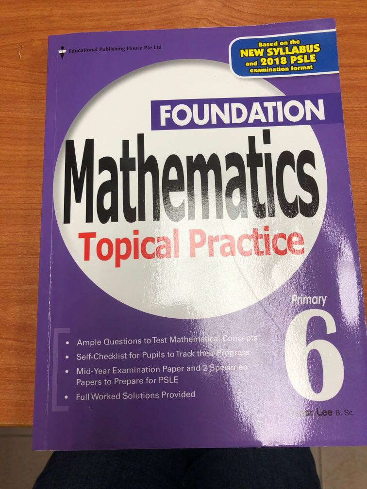Primary 6 Foundation Mathematics Topical Practice, Hobbies & Toys ...