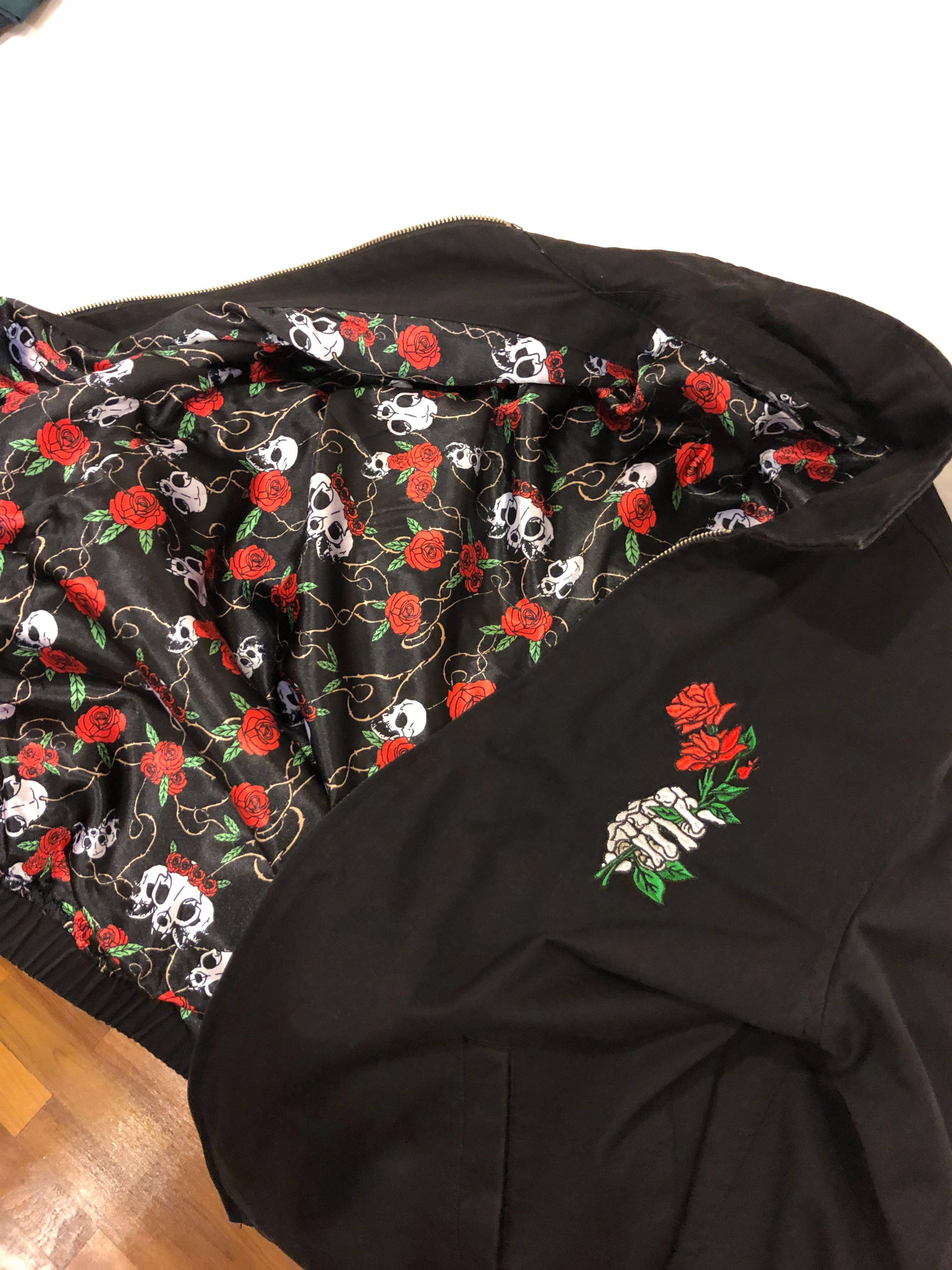RIPNDIP Dead Rose Coach Jacket, Men's Fashion, Coats, Jackets and Outerwear on Carousell
