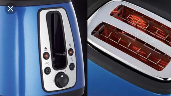 Russell Hobbs Sky Blue Cottage Bread Toaster, TV & Home Appliances ...
