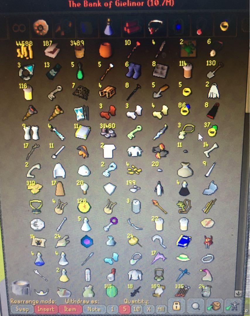 Selling Old School Runescape Account for cheap, Video Gaming, Gaming ...