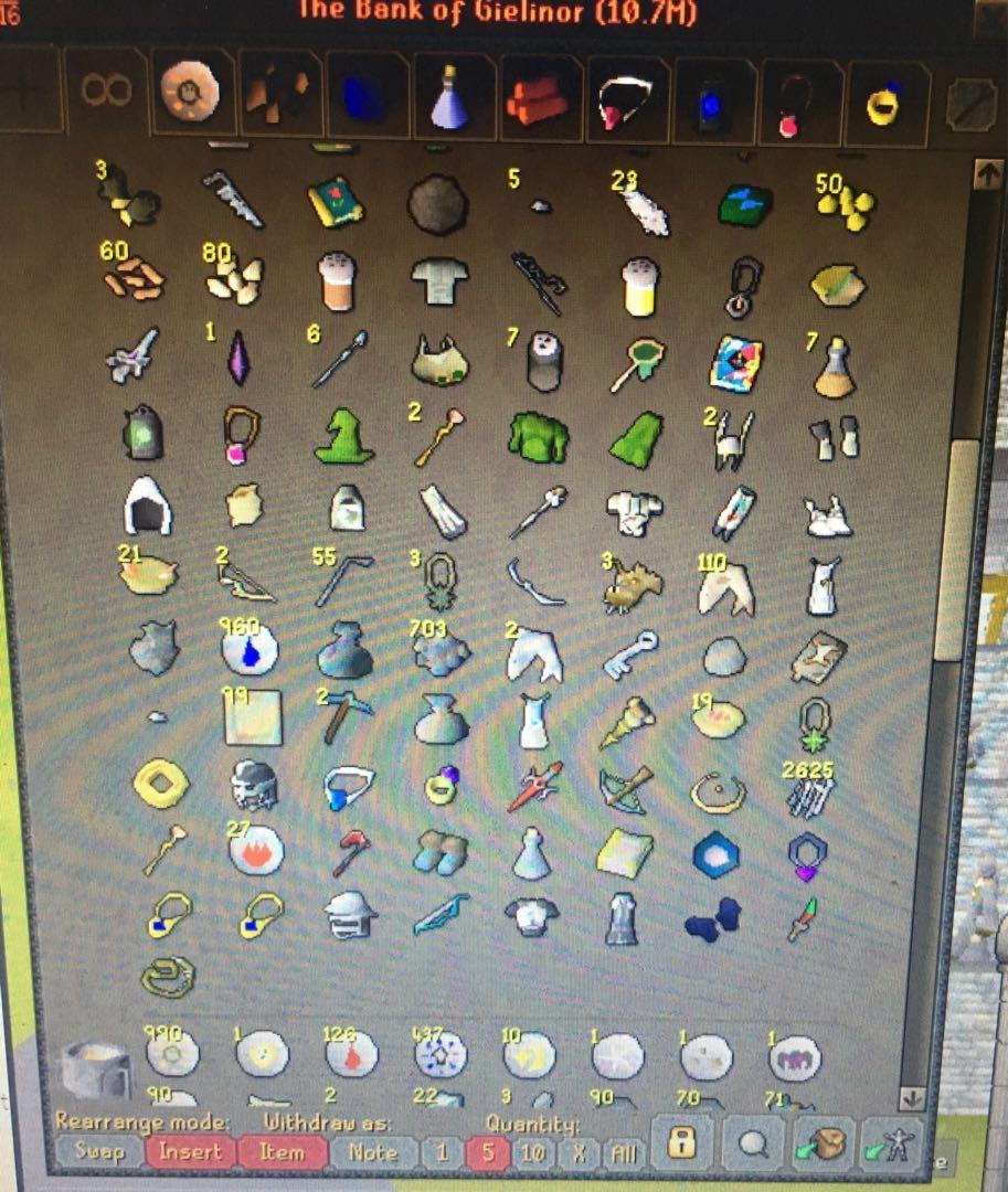 Selling Old School Runescape Account for cheap, Video Gaming, Gaming ...
