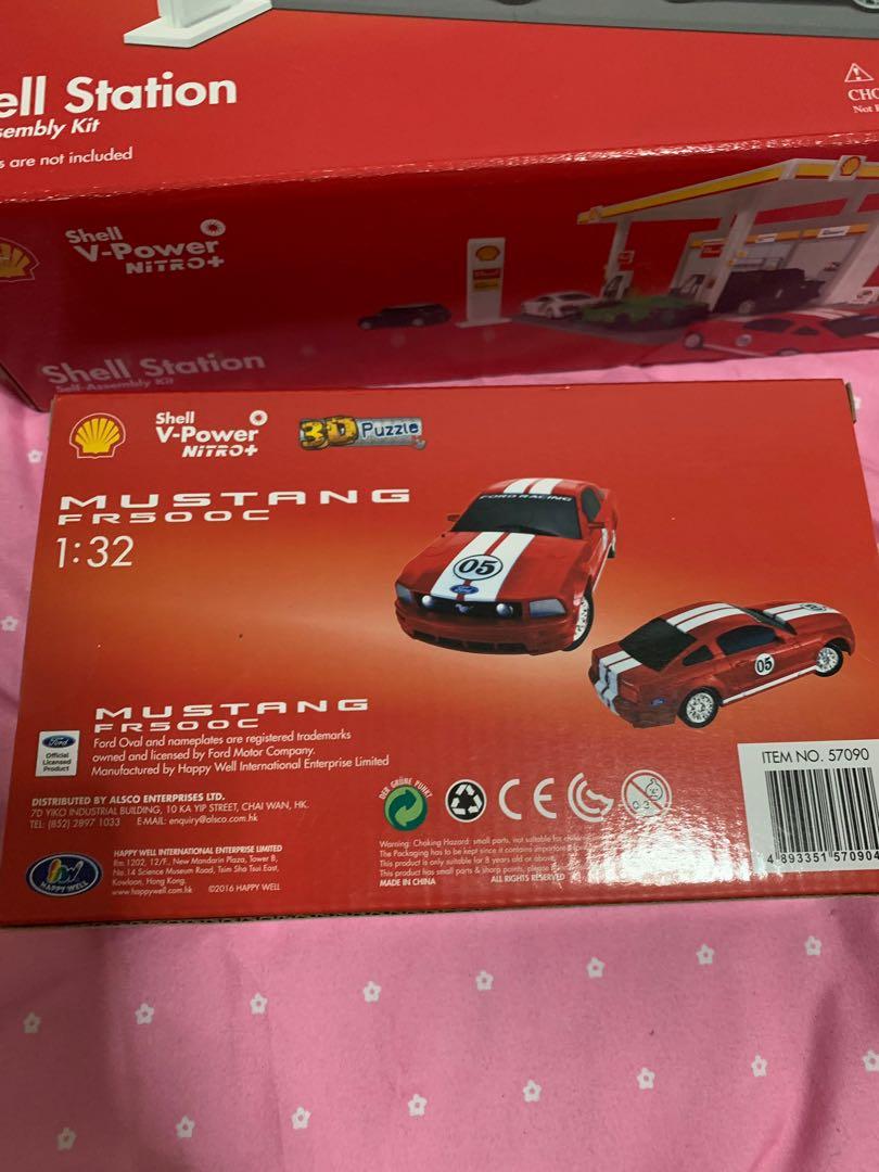 SHELL V-Power Nitro Self-Assembly Kit - Mustang, Hobbies & Toys, Toys ...