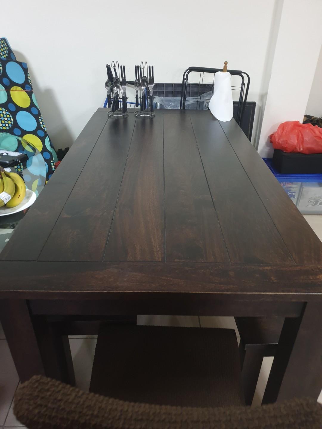 Solid Wood Dining Table from Barang Barang, Furniture & Home Living ...