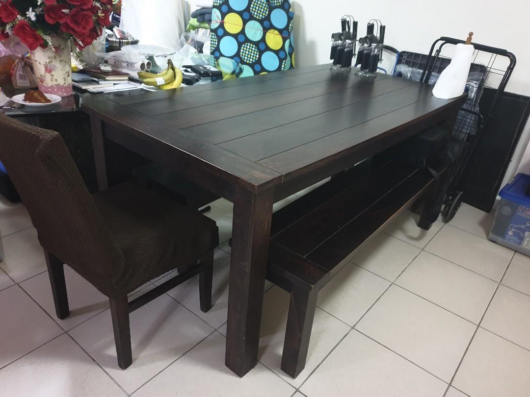 Solid Wood Dining Table from Barang Barang, Furniture & Home Living ...
