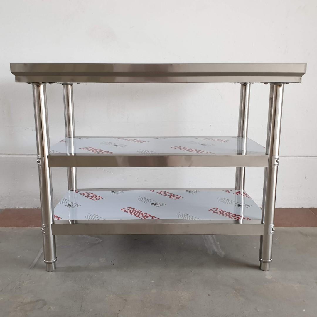 Stainless Steel Table Flexible, Furniture & Home Living, Furniture ...