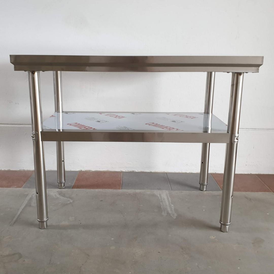 Stainless Steel Table Flexible, Furniture & Home Living, Furniture ...