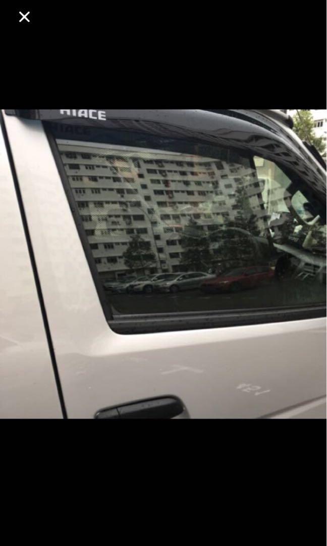 Toyota hiace Magnetic shade hiace, Car Accessories, Accessories on ...
