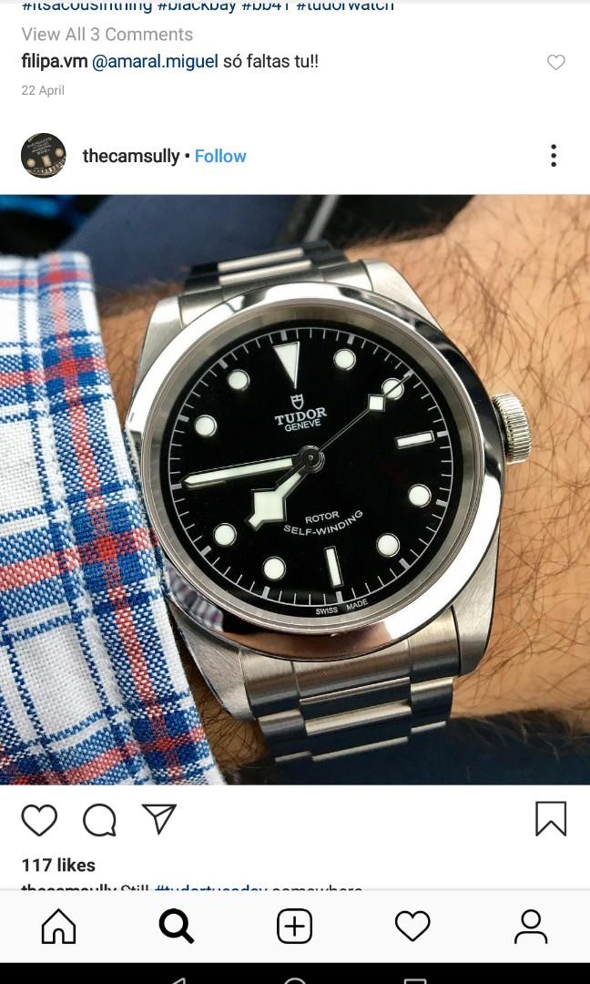 Tudor Heritage Black Bay 'BB41' "OPEN FOR SWAP DEAL", Luxury, Watches on Carousell