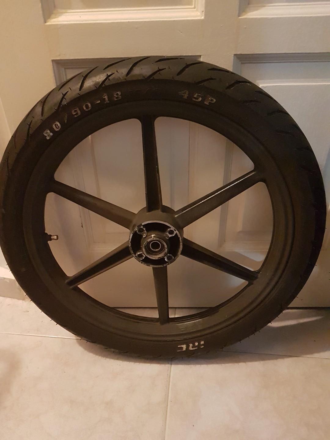 Tyre & Rims, Motorcycles, Motorcycle Accessories on Carousell