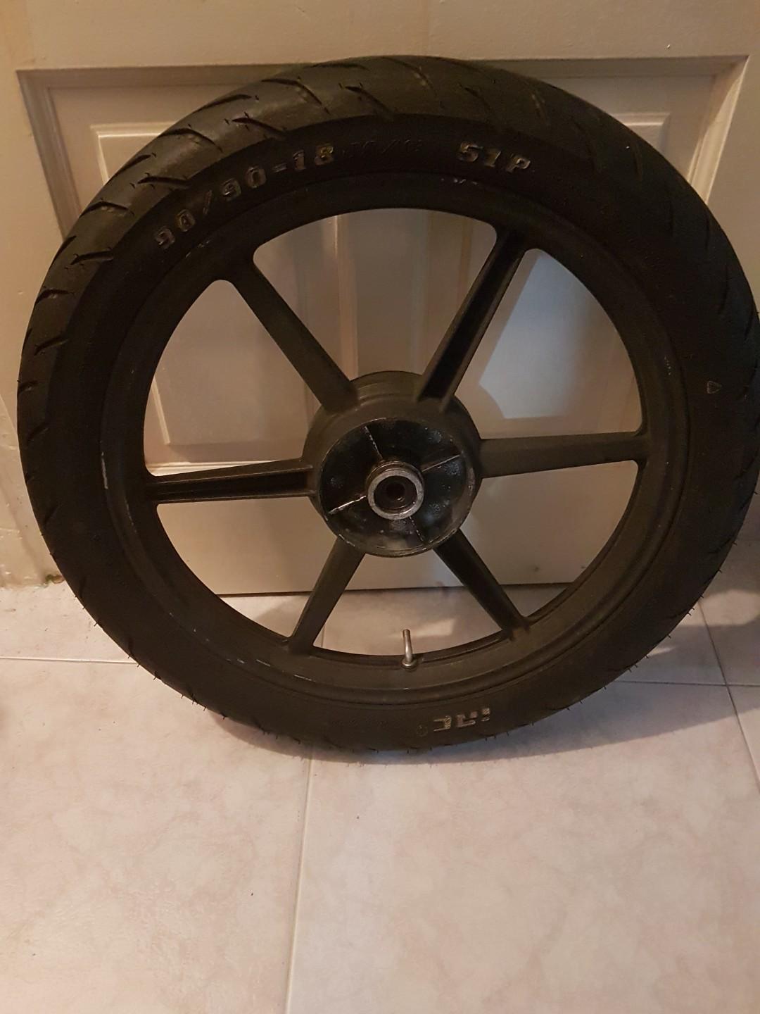 Tyre & Rims, Motorcycles, Motorcycle Accessories on Carousell