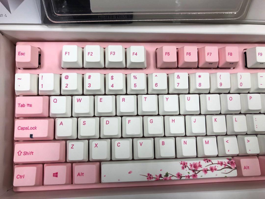 Varmilo Miya Sakura Cherry Blossom Pink Keyboard, Computers & Tech ...