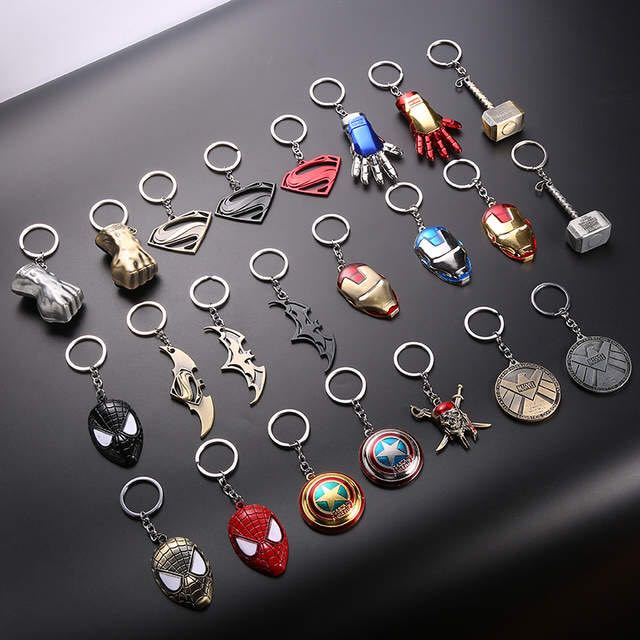 Avengers and Superhero Collectible Keychains, Hobbies & Toys ...