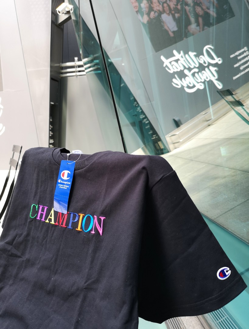 CHAMPION RAINBOW TEE JAPAN VERSION, Men's Fashion, Tops & Sets, Tshirts ...