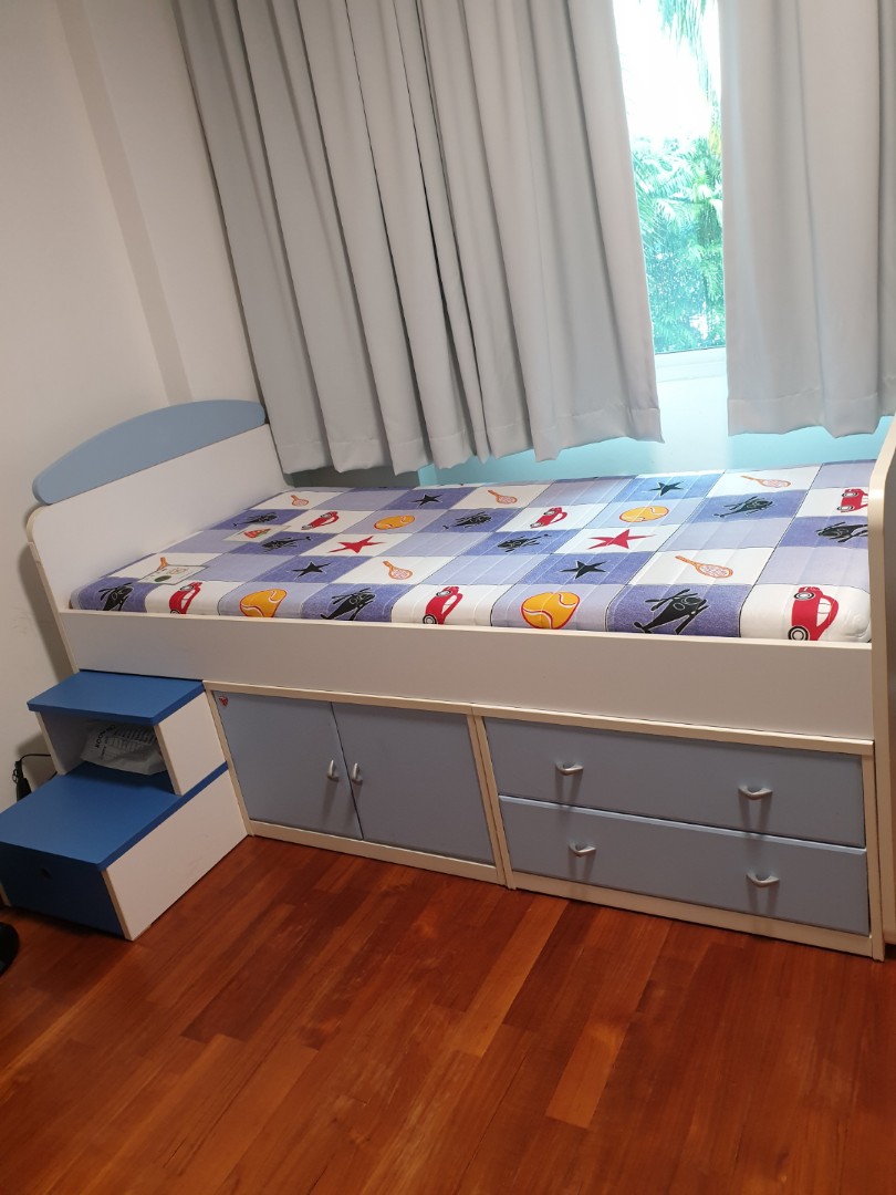 Eco HDF Singsize bed(Korea product), Furniture & Home Living, Furniture ...