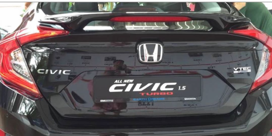 Free! Honda Civic modulo Spoiler Cosmic blue, Car Accessories ...