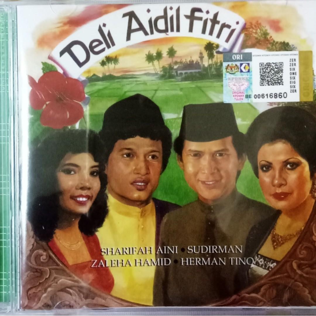Hari Raya Album - Deli Aidilfitri CD Sharifah Aini Sudirman Zaleha Hamid Herman Tino Original ...
