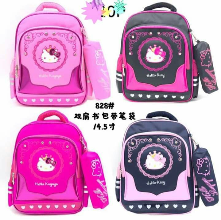 HELLO KITTY BACKPACK, Babies & Kids, Going Out, Diaper Bags & Wetbags ...