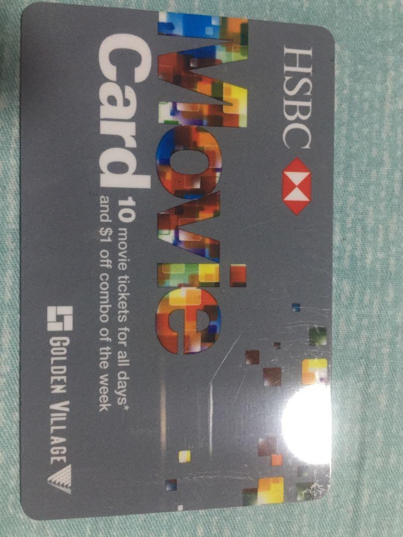 HSBC movie card, Tickets & Vouchers, Vouchers on Carousell